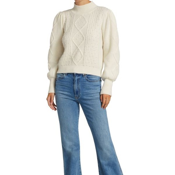 Generation Love | Sweaters | Generation Love Aspen Pearl Embellished ...